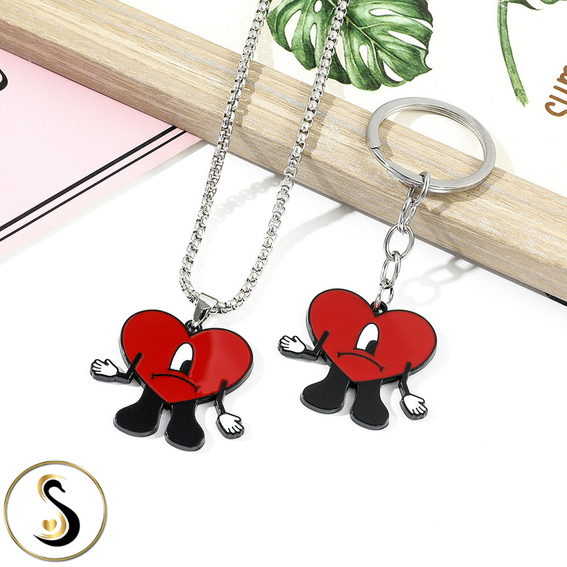 Bad Bunny Necklace & Keychain – Sellys Shalom
